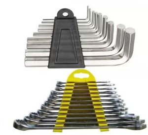 SKENTERPRISES Combo of 12pc Chabi pana wrench set & 9pc Allen key set ...