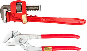 Globus 757 Stilson Pipe Wrench(12"/300MM)Water Pump PLIER(10"/250MM ...