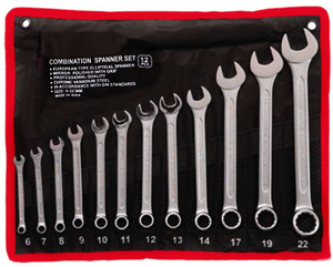 manvi Combination Spanner Set 6mm To 22 mm ,12-Piece Combination ...