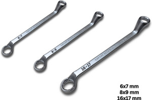 4NEX 6x7_8x9_16x17,Deep Offset Spanner Chrome Vanadium Steel Heavy Duty ...