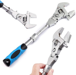Zenvio Multifunctional Adjustable Ratchet Wrench Single Sided Rachet ...