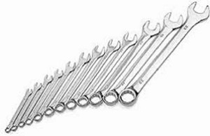 SERCUI 12 pcs Long Combination Spanner Set. Wrench Set/Spanner Set 12 ...
