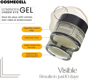 Cosmecell Luminous under eye gel Reduce dark circle Wrinkle Eye & Face ...