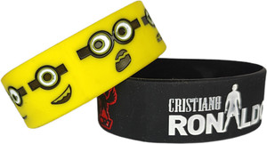 sky enterprises Minions and Cristiano Ronaldo CR7 wrist band for man ...