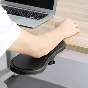 OPSUZY Adjustable Ergonomic Computer Arm Rest – Attachable Desk & Chair ...