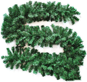 APSAMBR 9ft PVC Christmas Decorations Xmas Garland Rattan Heavy Hanging ...