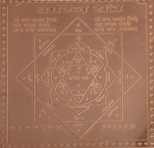 MNA Copper Shri Agni Yantra/ Lord Agni Yantram for Good Health and ...