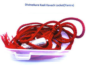 DivineAura Kali Kavach Yantra Pendant Locket Tabij Silver Yantra Price ...