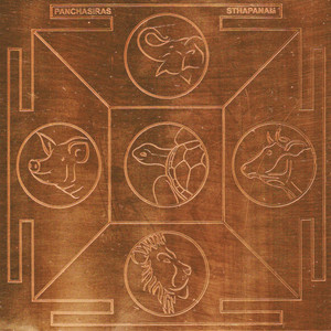 omkar Panchasiras Sthapanam Yantr 6 inch Copper Yantra Price in India ...
