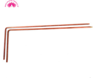 REIKI CRYSTAL PRODUCTS Copper Dowsing L Rods for Water, Ghost, Vastu ...