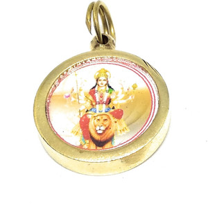 Astrosale Maa Durga Beesa Yantra Locket With Mantra In Small Size Brass ...