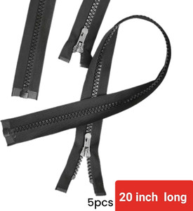 rut Jacket chain Black Plastic Open-ended Zipper Price in India - Buy ...